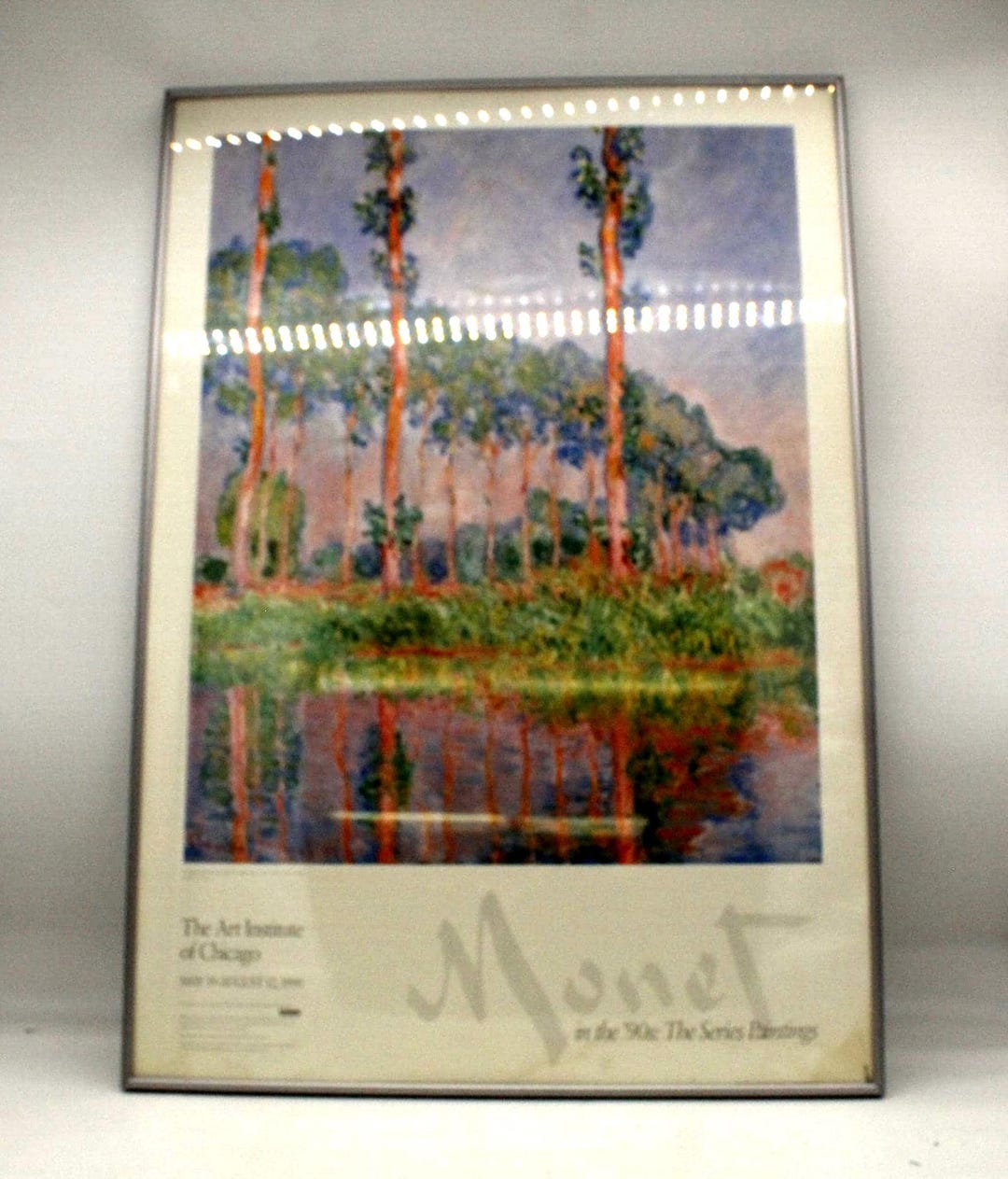 Vintage Monet Art Institute of Chicago Monet Exhibit 1990s Framed ...