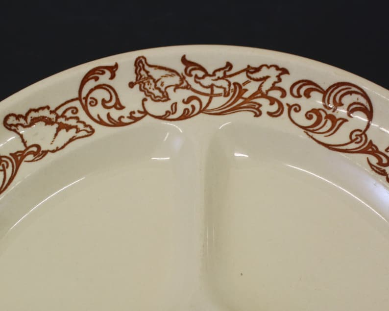 Vintage Wallace China 'desert Ware' Grill Plate With | Etsy