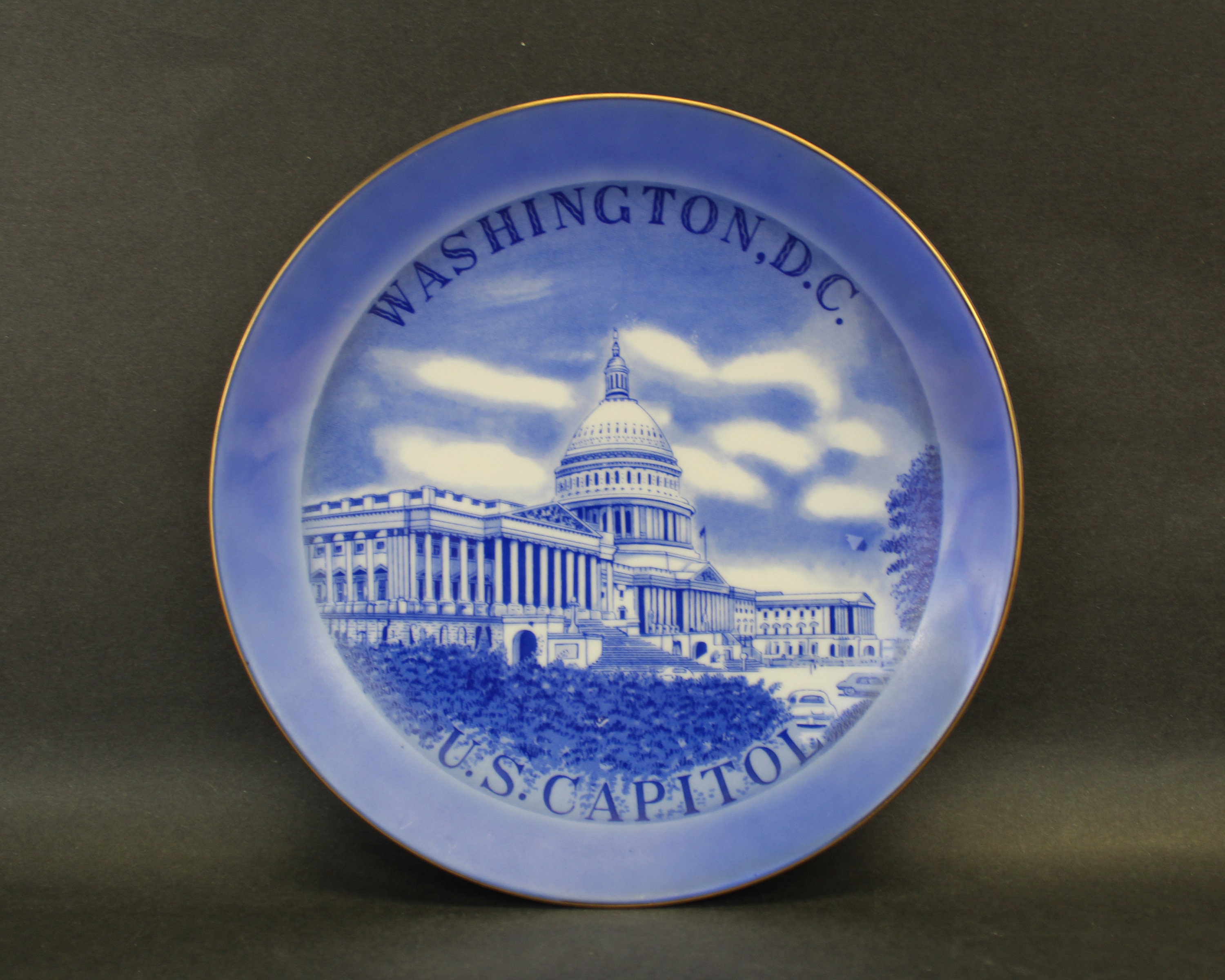 Collectibles Vintage US Capitol Plate Burwood 1970s Washington DC ...