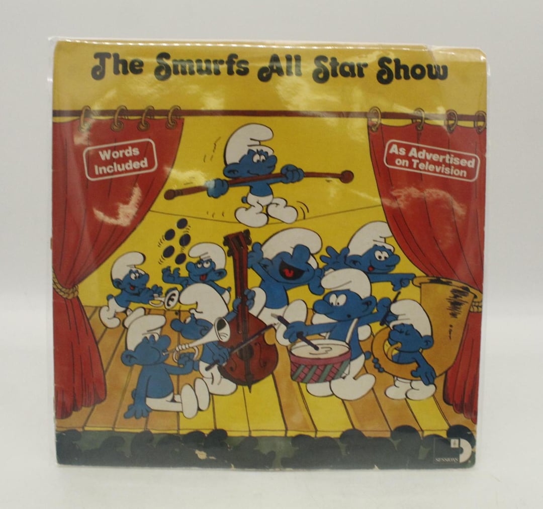 Vintage Smurf All Star Show Album 1981 Vinyl Record (S1626) - Etsy