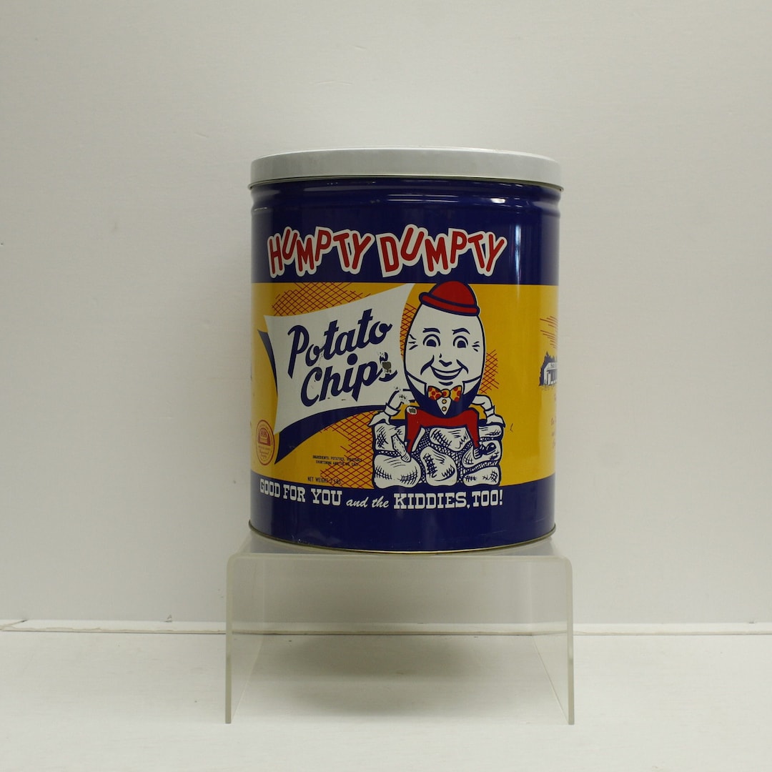 Vintage Humpty Dumpty Potato Chips Tin Litho Can With Lid (V8460) - Etsy
