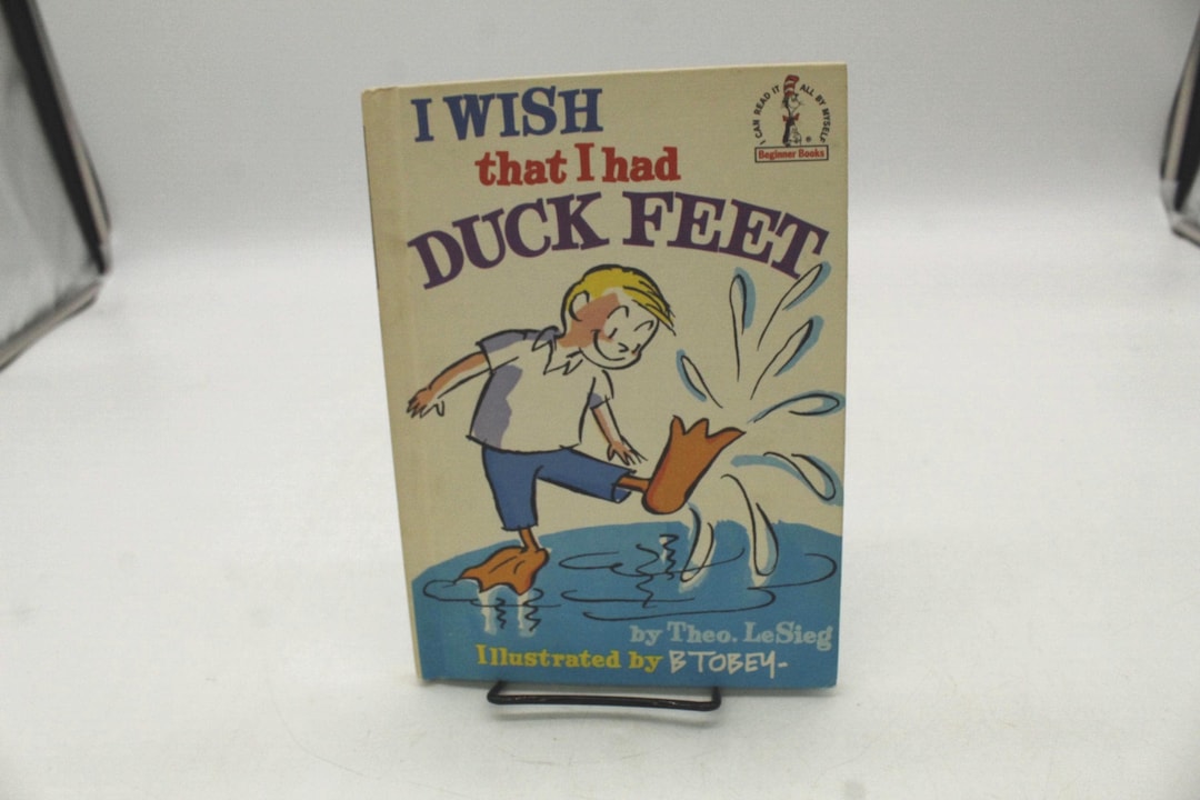 Vintage I Wish That I Had Duck Feet Dr Seuss 1965 Hardcover Book (S3802 ...
