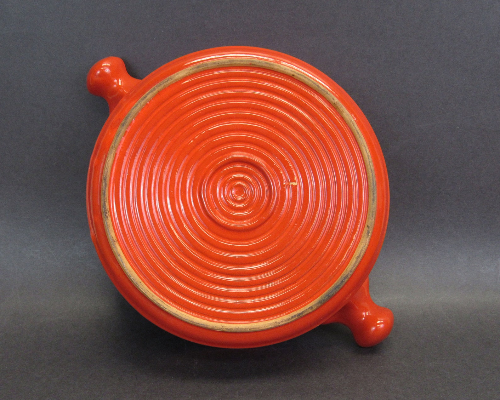 Vintage Burnt Orange Handled Ceramic Casserole Dish E10532 - Etsy