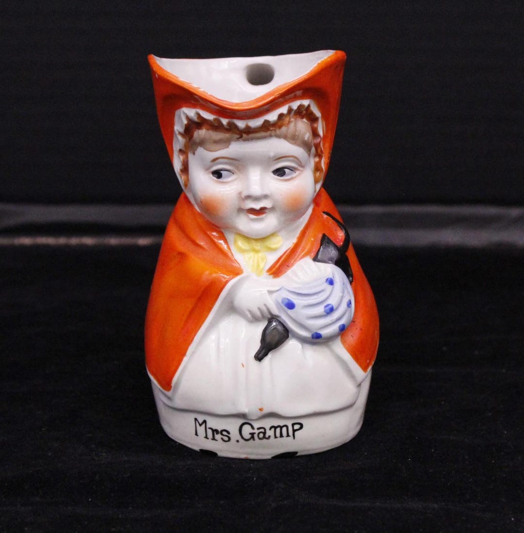 Vintage Mrs. Gamp Charles Dickens Character Jug Ceramic Creamer/pitcher ...