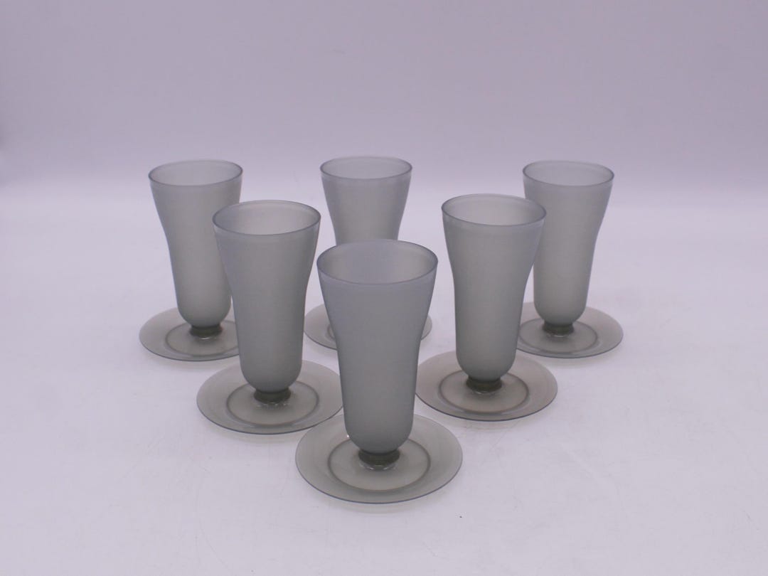 Vintage Retro Tupperware Silver Parfait Cups Set of 6 Cups and 4 Lids ...