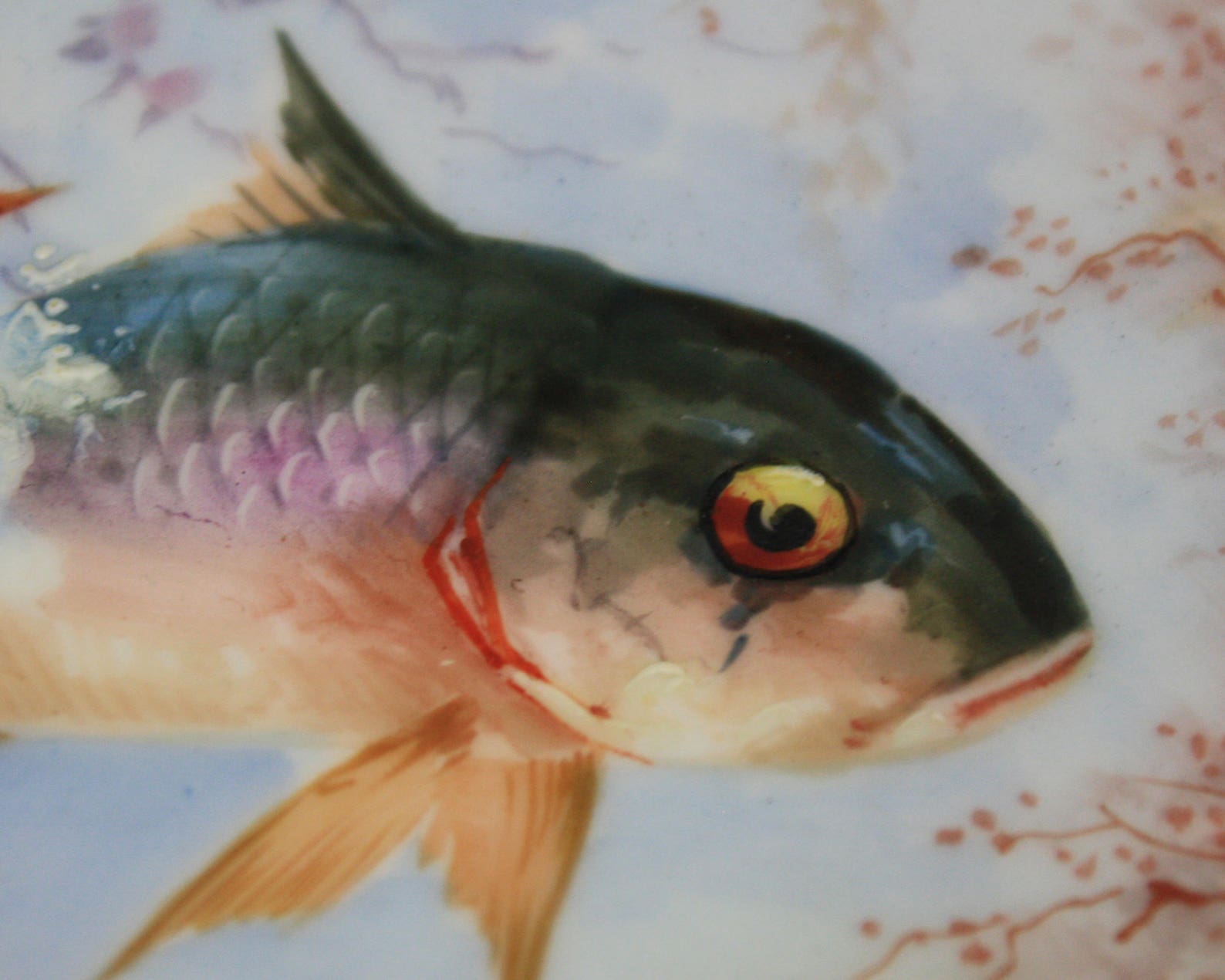 Vintage H&C Limoges Ornate Victorian Fish Dinner Plates Set - Etsy