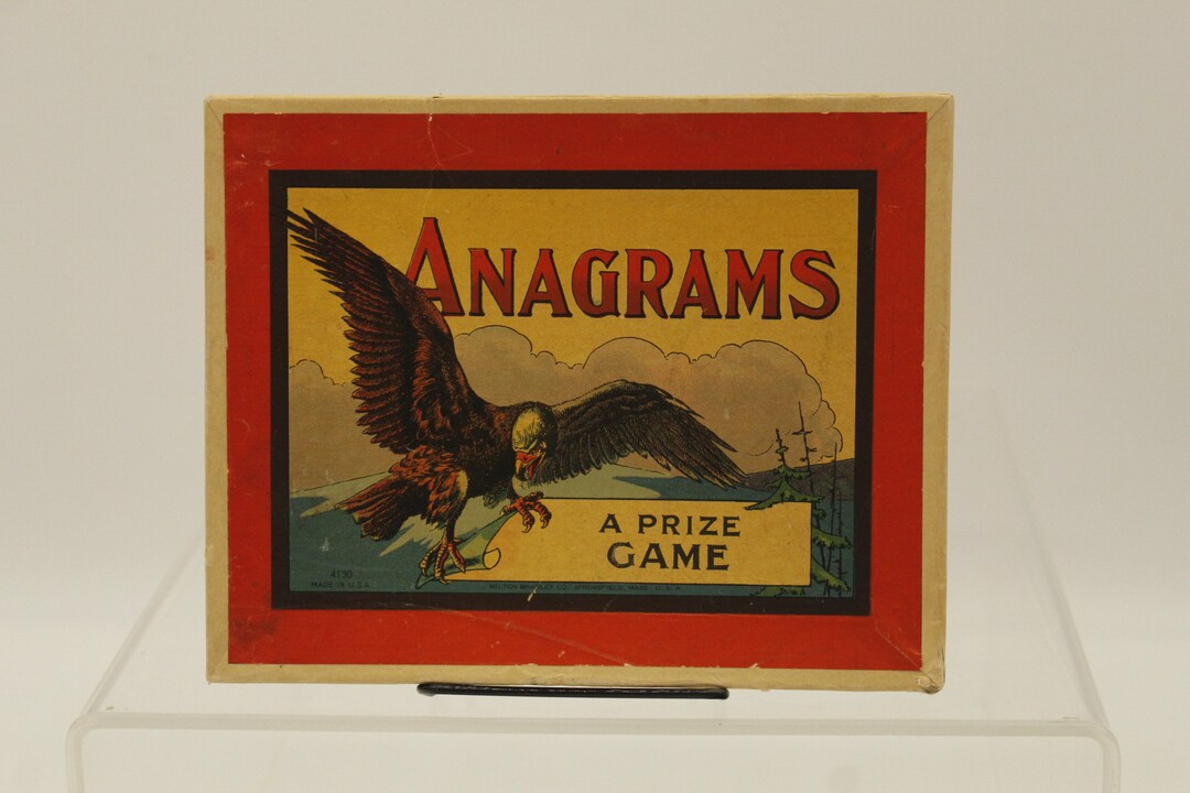 Vintage Anagrams 265 Piece Letter Game in Box (V10267) - Etsy