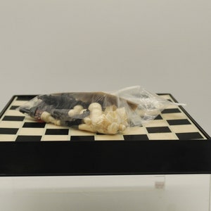 Vintage Hasbro Chess Set and Pieces Cardboard in USA 31 Pieces as is ...