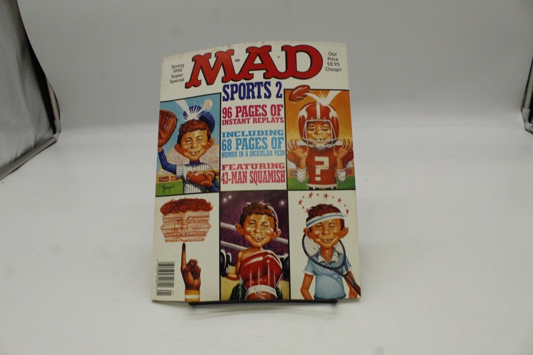 Vintage 1990 Mad Magazine 'sports 2' Super Special Edition Slight ...