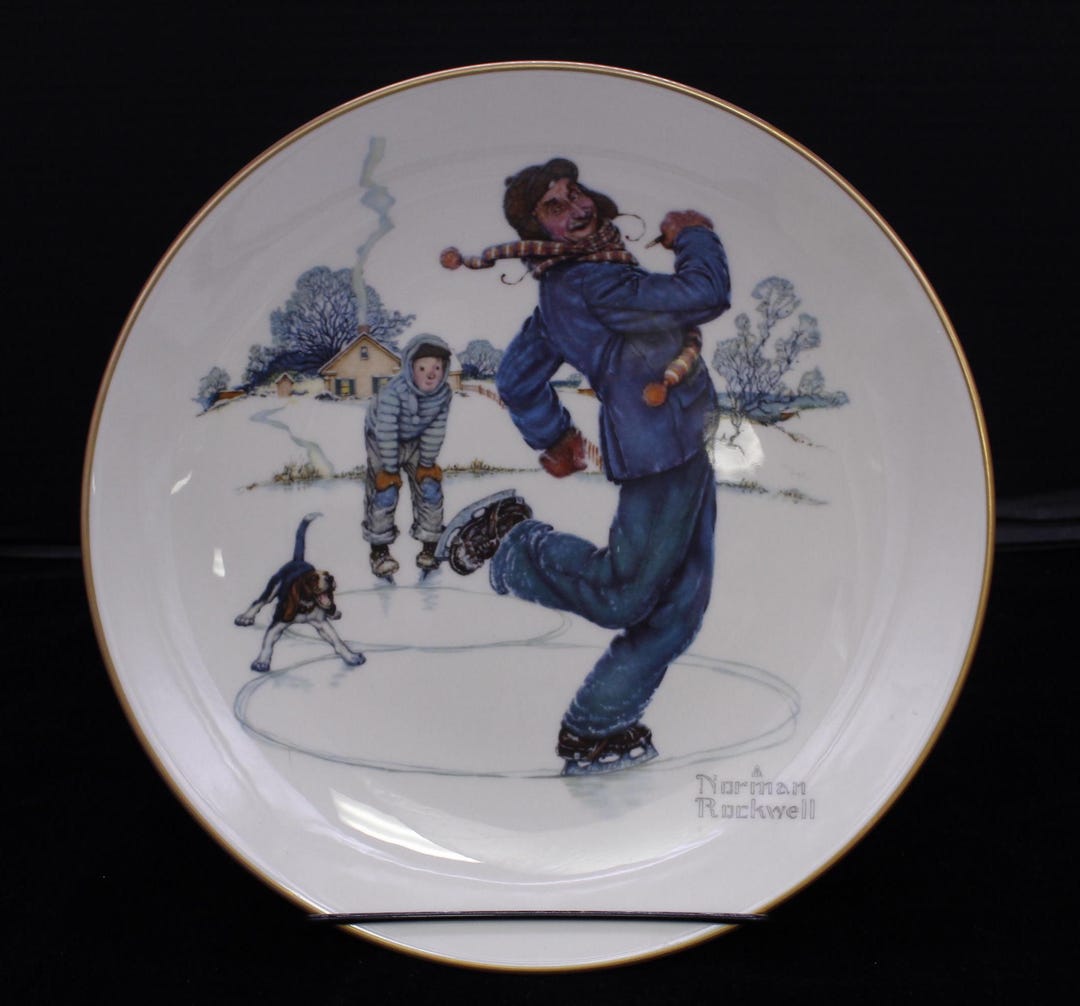 Vintage Norman Rockwell Gorham 1974 Gay Blade Plate (S1939) - Etsy