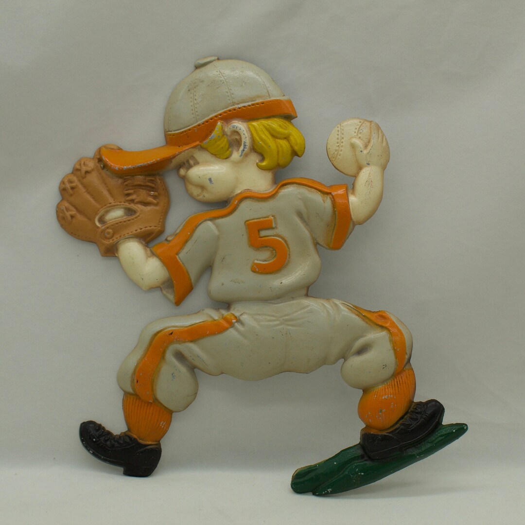 Vintage Sexton Wall Mount Baseball Player (V7718) - Etsy