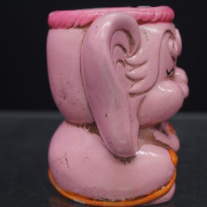 Vintage Mouse Pink Japan Labeled Paper Macie Big Eared 1970's Candle ...