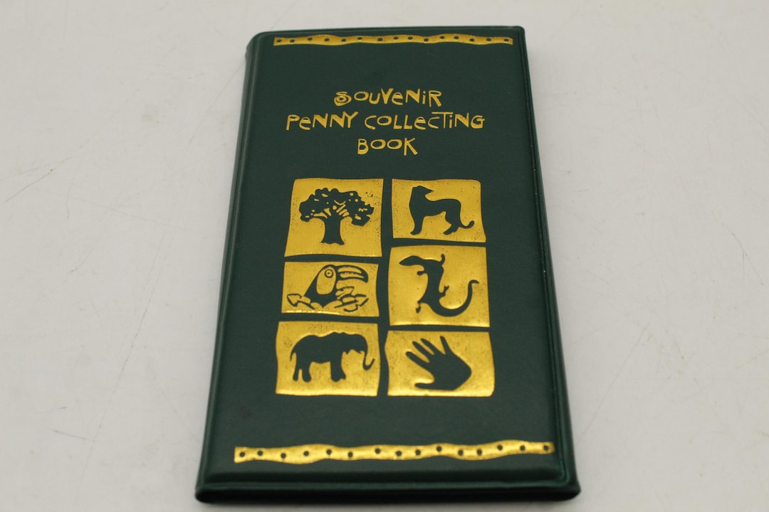 Vintage Penny Collecting Book Full Pages 36 Souvenir Coins (S3765) - Etsy