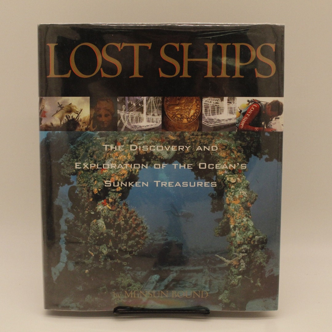 Vintage Lost Ships Sunken Treasures 1998 Book With Jacket - Etsy