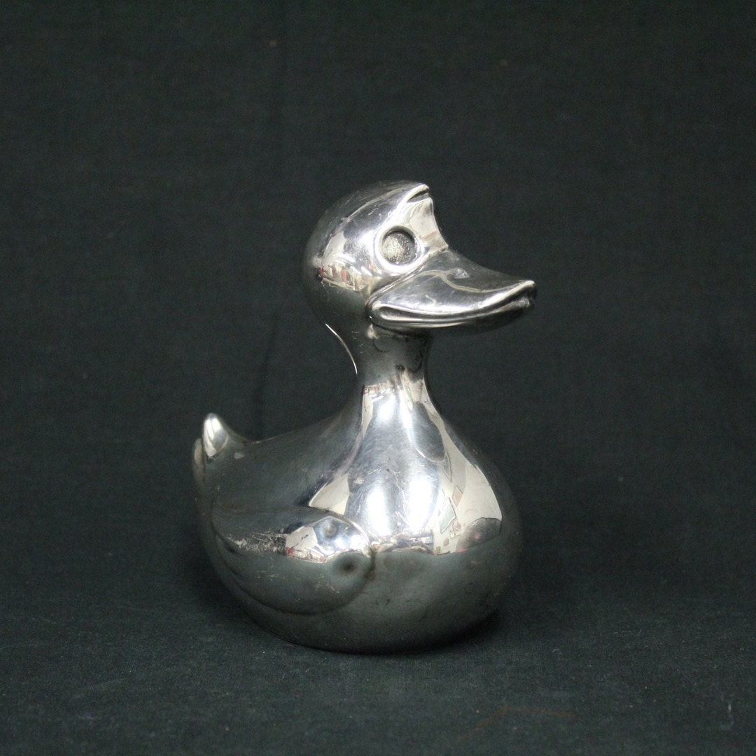 Vintage Danish Silver Plated Duck Bank as is (V5463) - Etsy