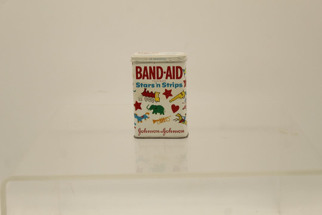 Vintage Band-aid Tin Container S990 - Etsy