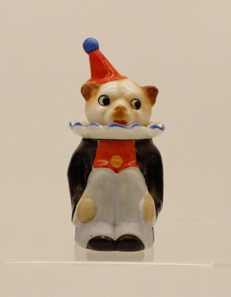 Vintage Clown Dog Rare 1940's-50's Container + Lid Japan (S1927) - Etsy
