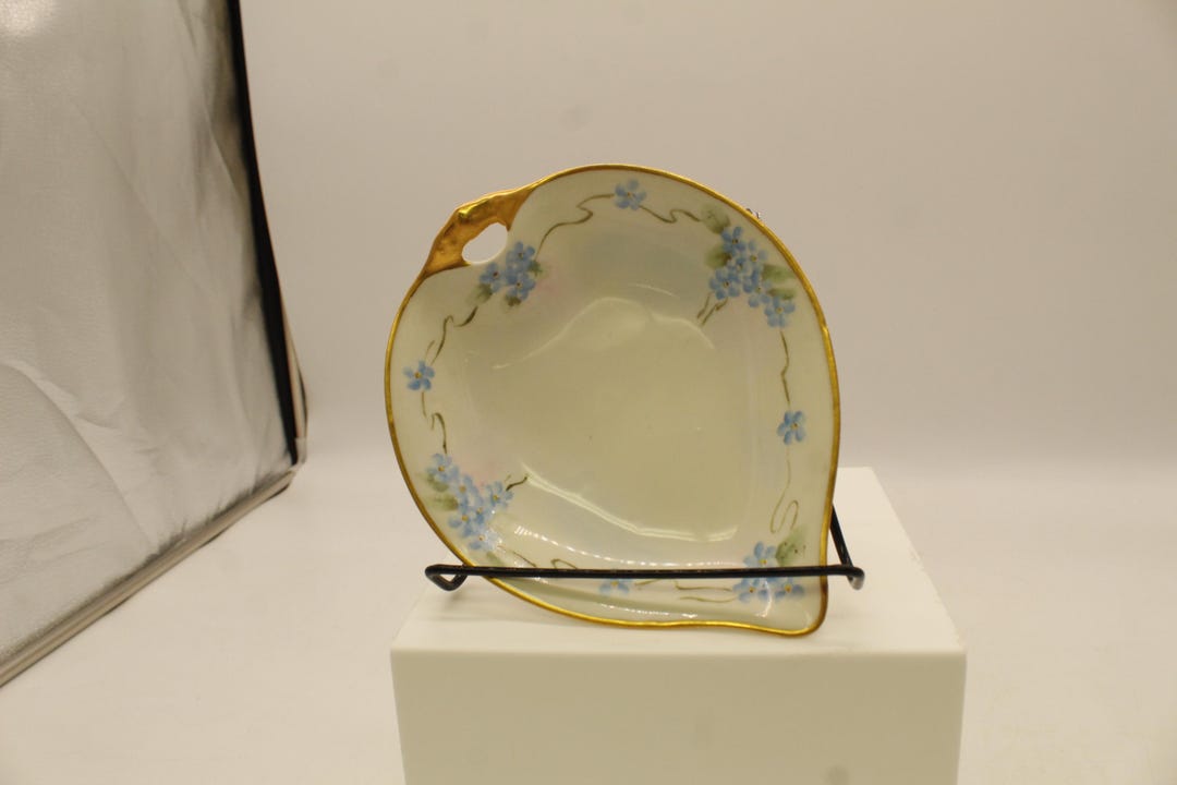 Vintage Antique Weimar German Hand Painted Fine Porcelain Gravy Plate ...