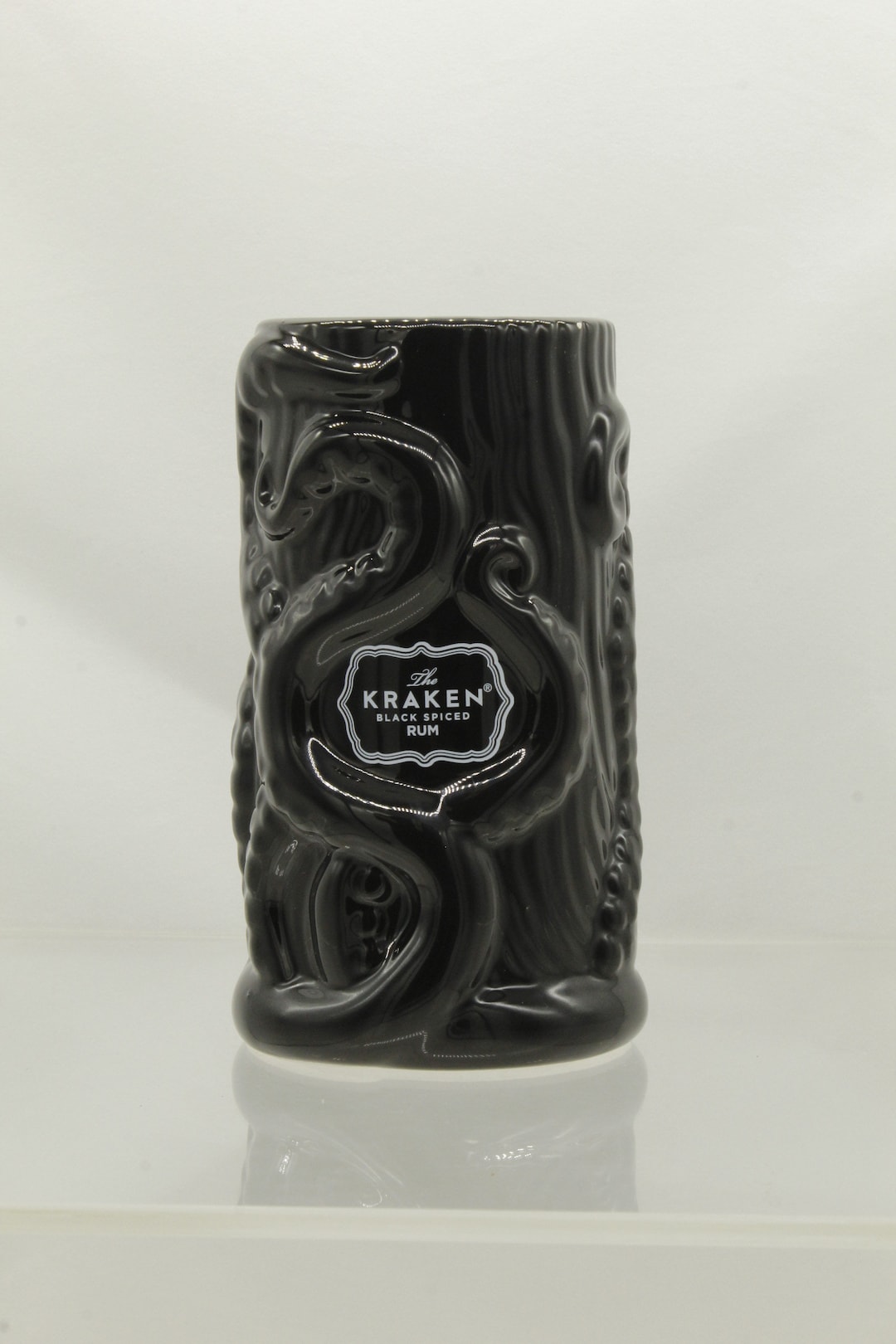 Vintage Kraken Tiki Rum Advertising Black Ceramic Vase V7439 - Etsy