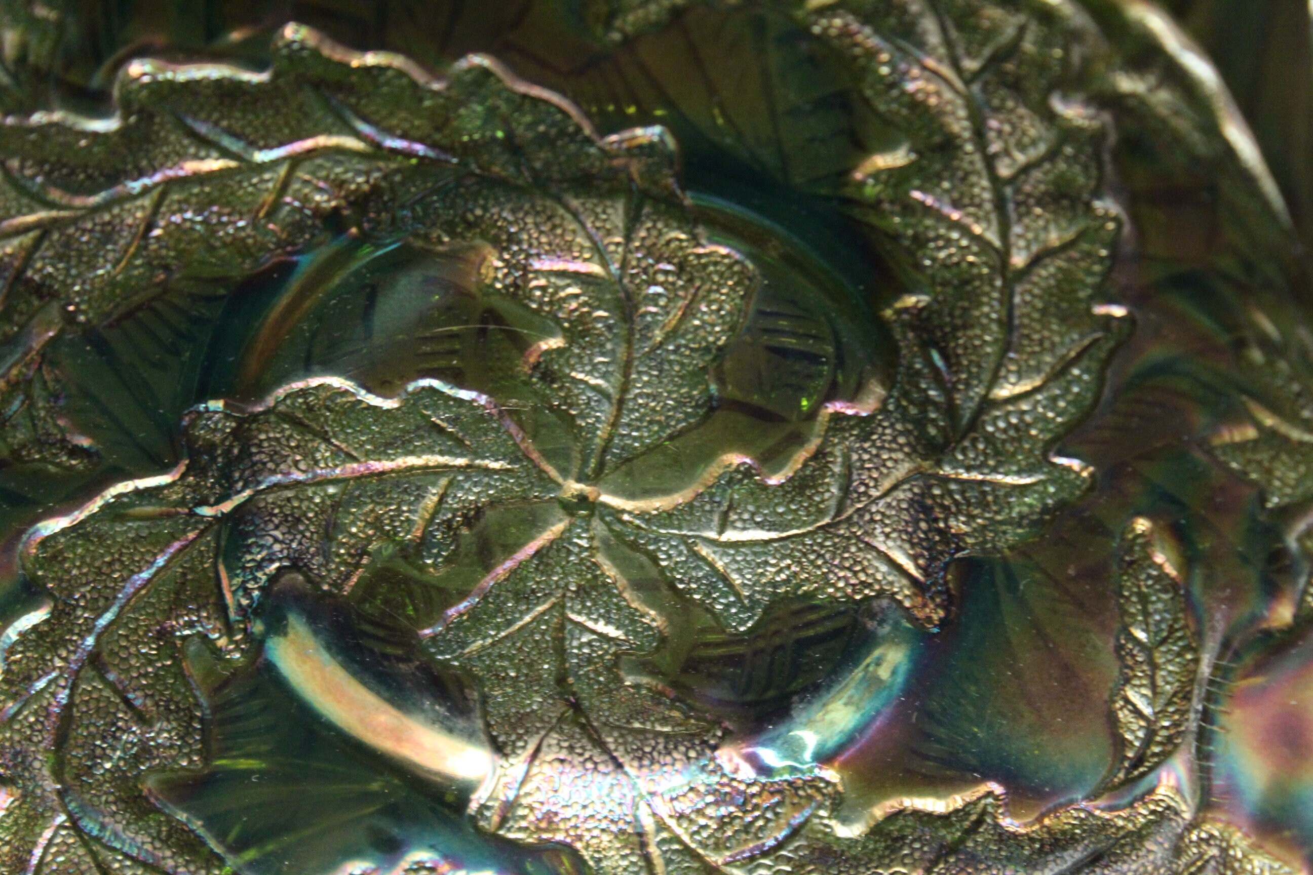 Vintage Rare Fenton Two Different Finishes Carnival Glass Bowl | Etsy