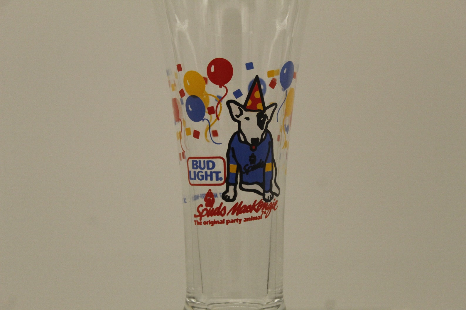 Vintage Bud Light 1987 Spuds Pilsner Glass (V9589) - Etsy
