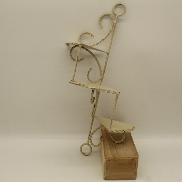 Wrought Iron Corner Shelf - Etsy