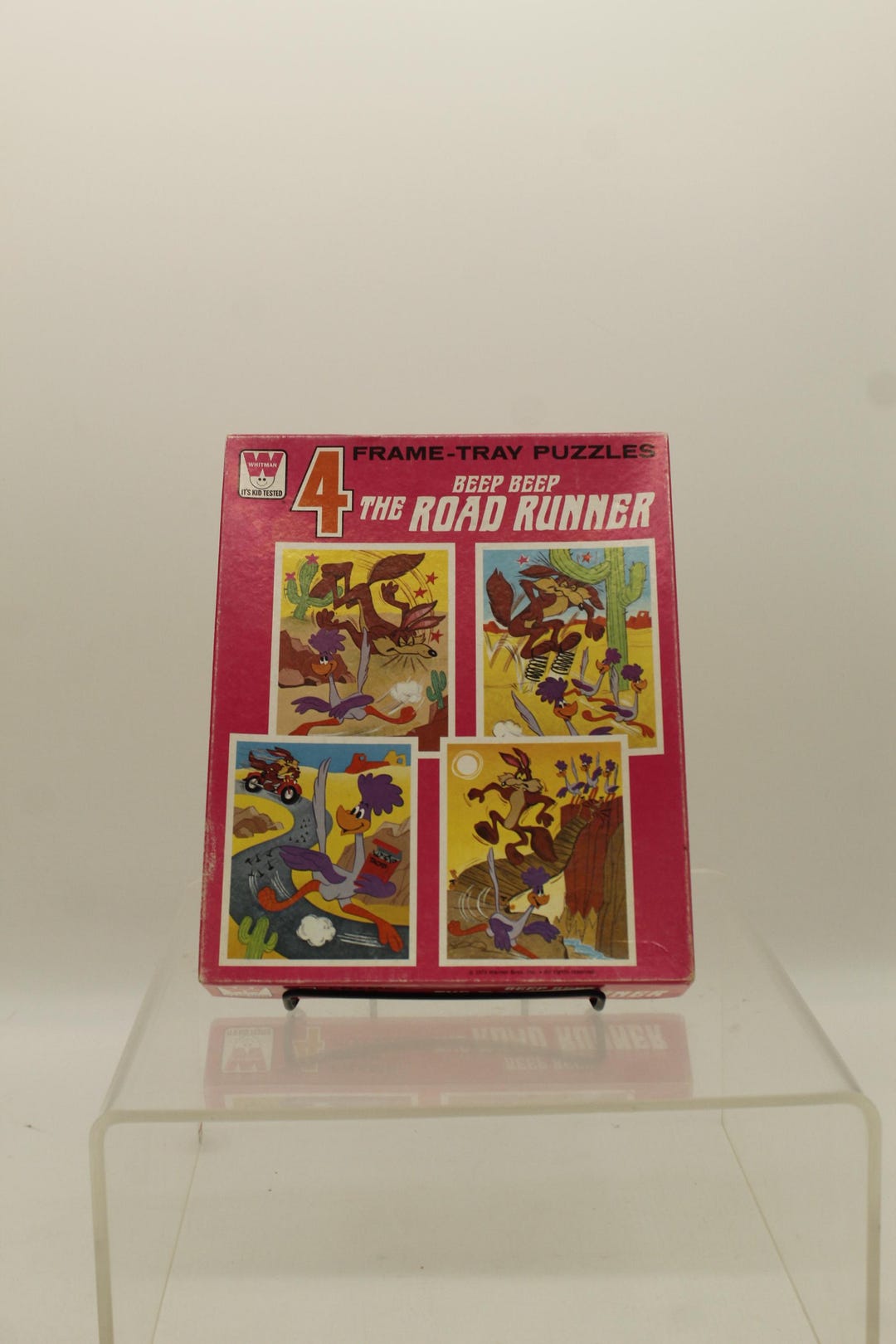 Vintage 1973 Road Runner Framed Puzzles in Box, Set of Four (S1000) - Etsy