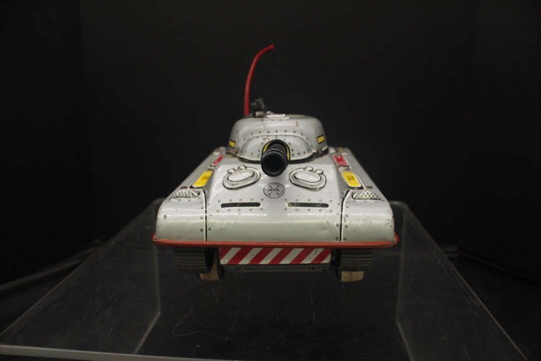 Vintage Marx US Tank 1970s Pressed Metal Battery Operated Not Tested ...