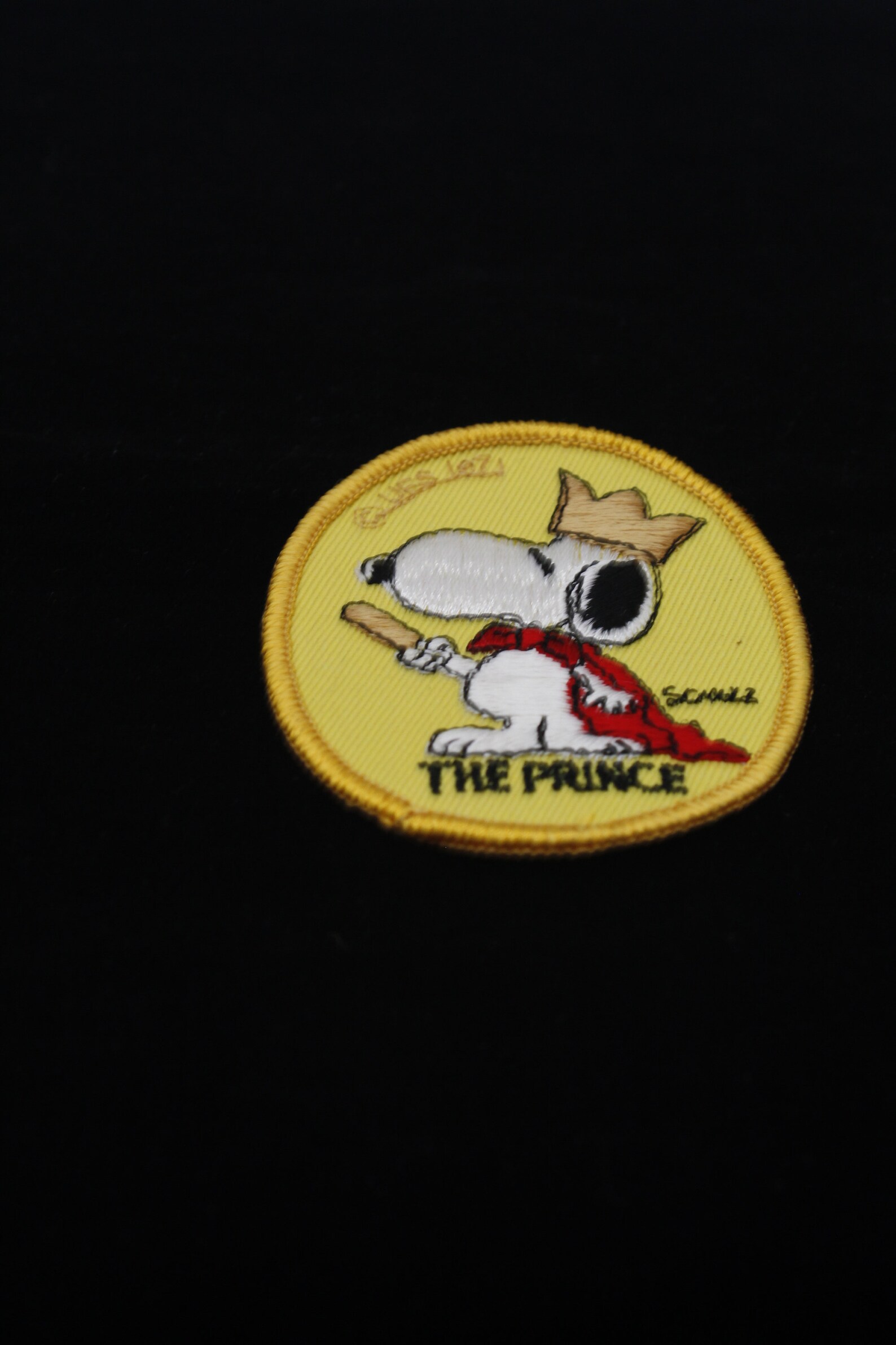 Vintage Peanuts Snoopy Yellow Prince 70's Sew on Patch (S419) - Etsy