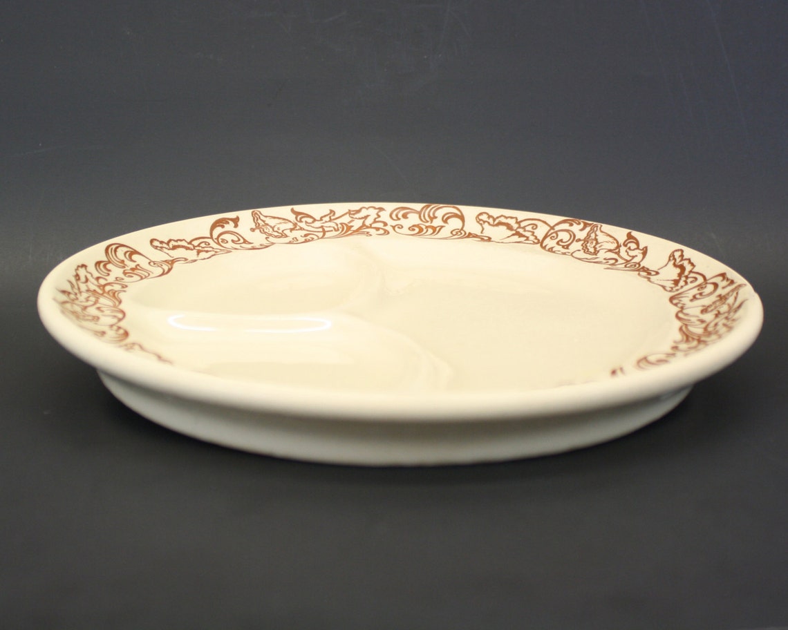 Vintage Wallace China 'desert Ware' Grill Plate With | Etsy