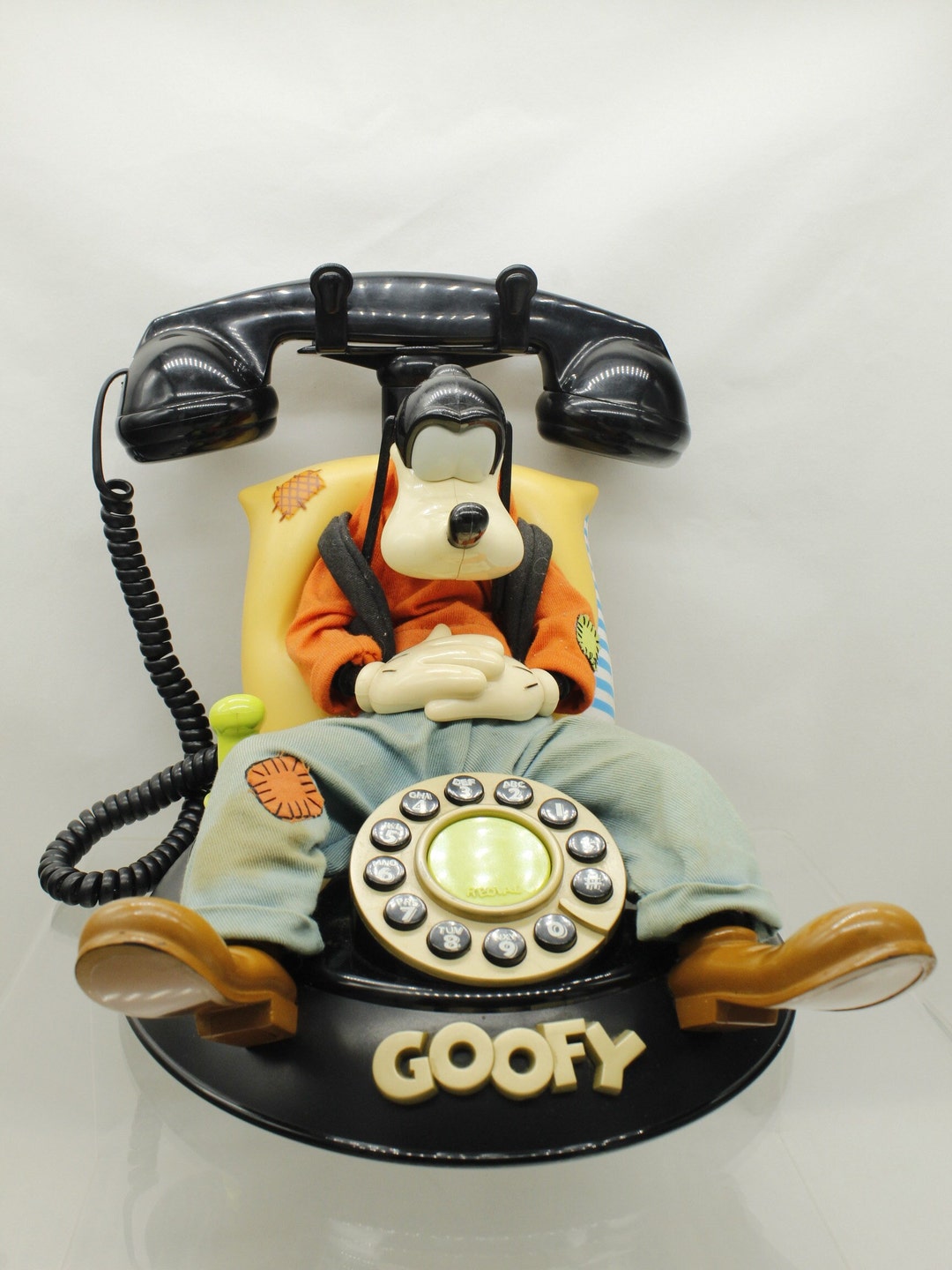 Vintage Disney Goofy 1980s Animated Telephone Landline V7991 - Etsy