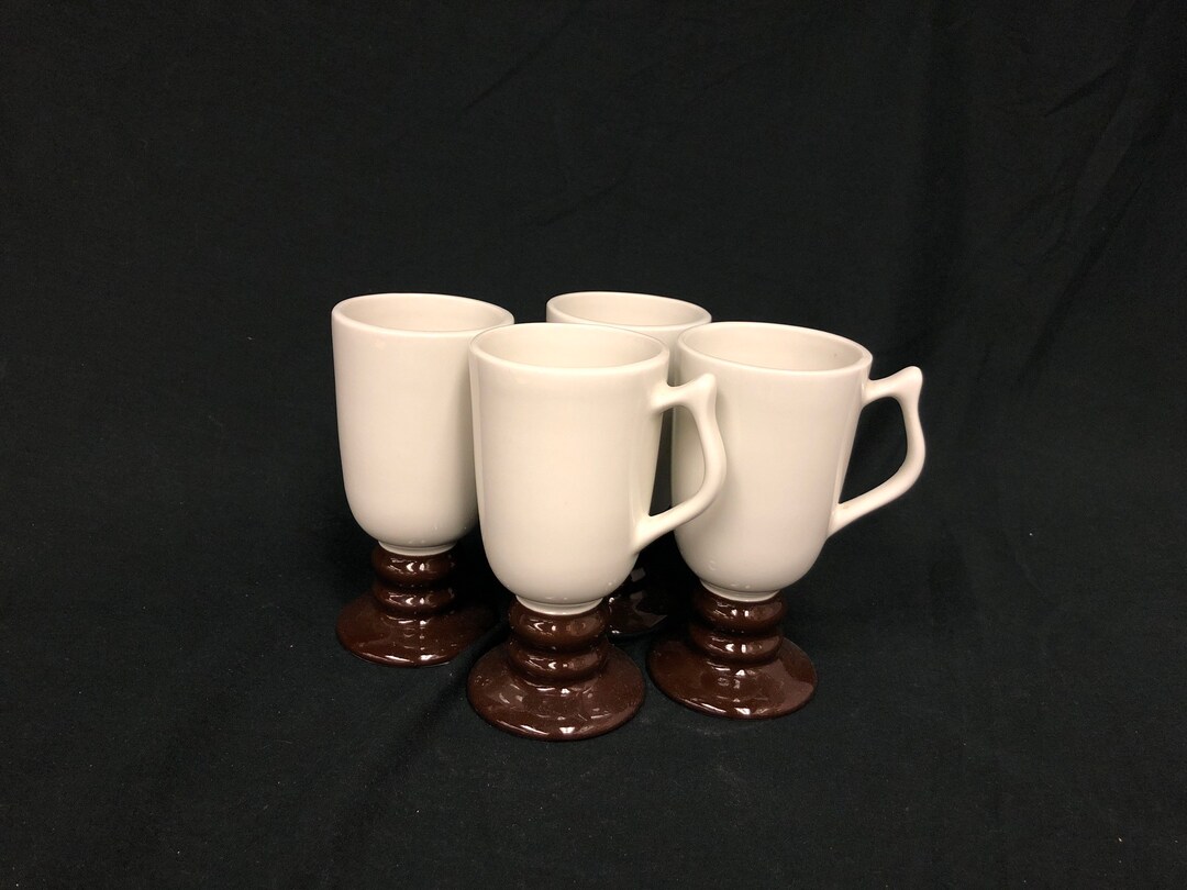 Vintage Hall Ceramics Irish Coffee Mugs Set of Four V2628 - Etsy