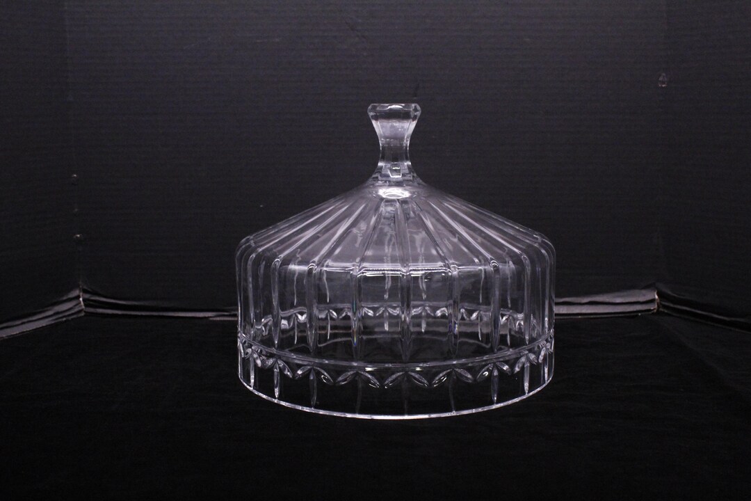 Vintage Godinger Olympia Crystal Glass Dome Shannon Cut Top Only S2165 ...