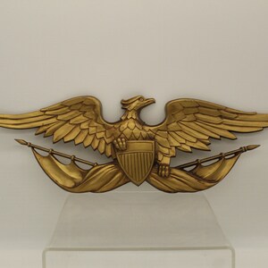 Vintage Sexton Eagle Gold Toned Wall Plaque (V9596) - Etsy