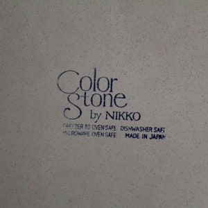 Vintage Color Stone by Nikko Pink Floral Dinner Plates, Set of 6 (V1434 ...