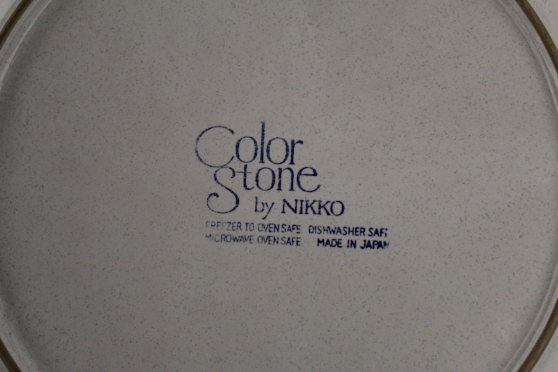 Vintage Color Stone by Nikko Pink Floral Dinner Plates Set of | Etsy