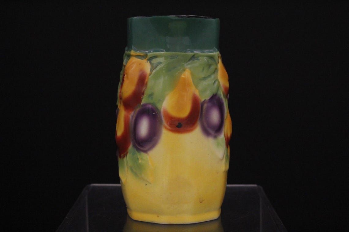 Vintage Bern B. Boch 1930’s Pitcher Hand Painted Czechoslovakian (S1864 ...