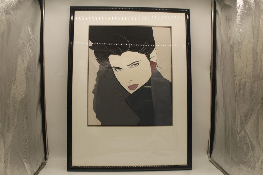 Vintage Patrick Nigel 1980's Malke - Sage Gallery Framed Print (S1612 ...