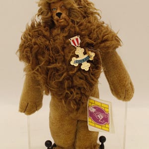 Vintage Cowardly Courage Lion Wizard of Oz 1987 Plush Presents Doll S1933 - Etsy