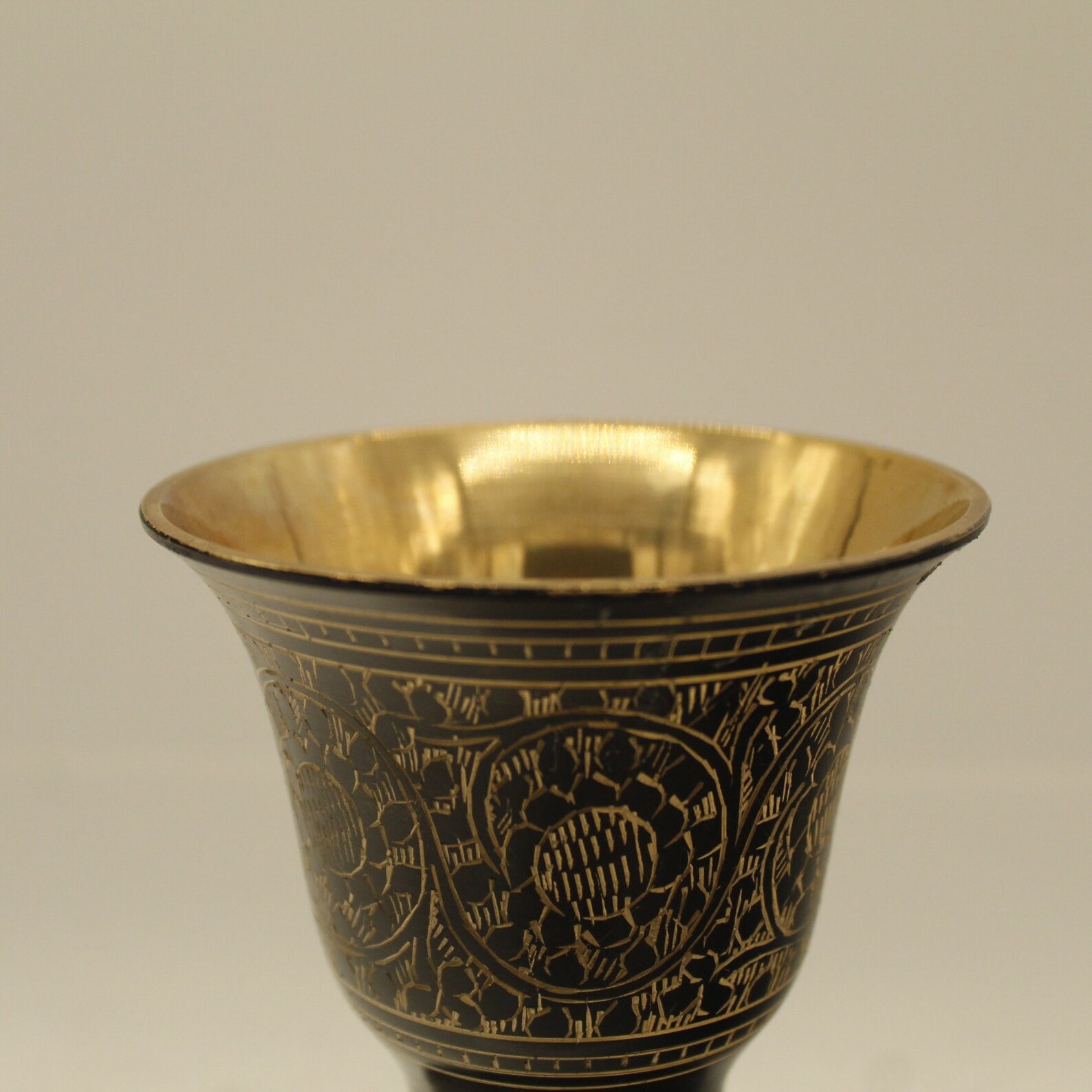 Vintage Black and Gold Brass Mortar and Pestle (S151) - Etsy