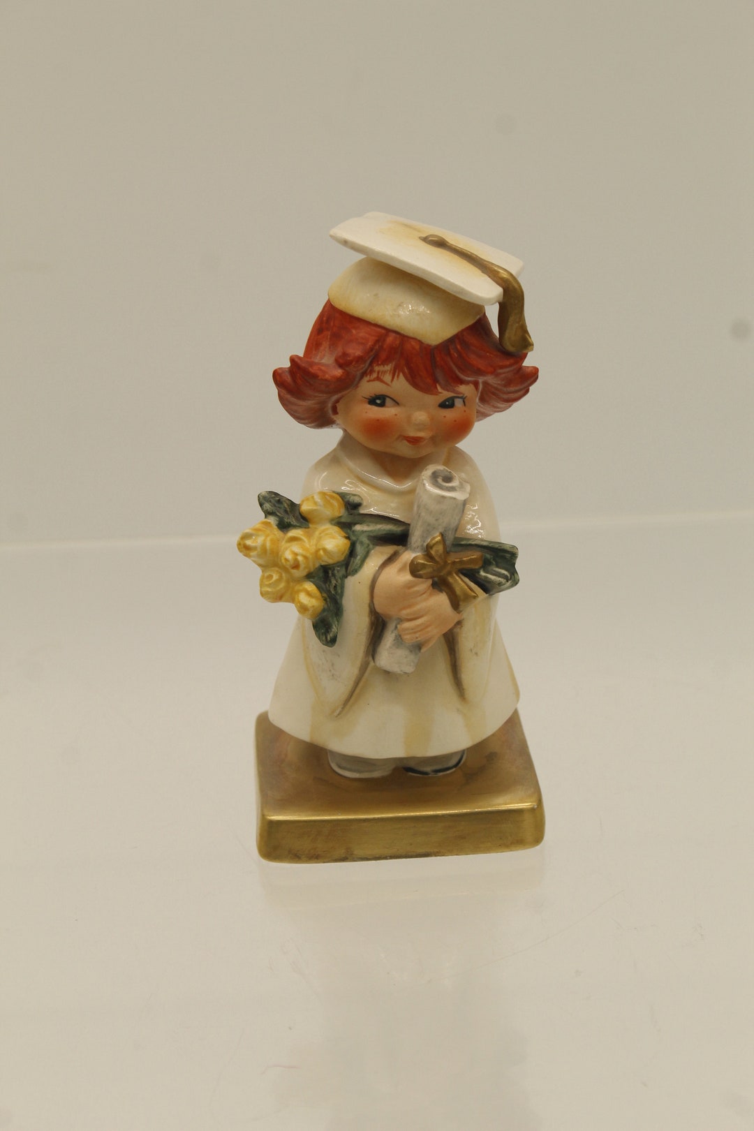 Vintage 1970's Goebel Redhead Graduate (S722) - Etsy