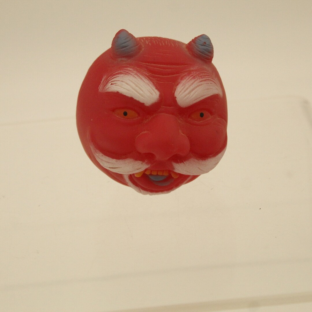 Vintage Madball Two Horn Head Red Devil (V9386) - Etsy