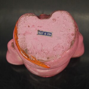 Vintage Mouse Pink Japan Labeled Paper Macie Big Eared 1970's Candle ...