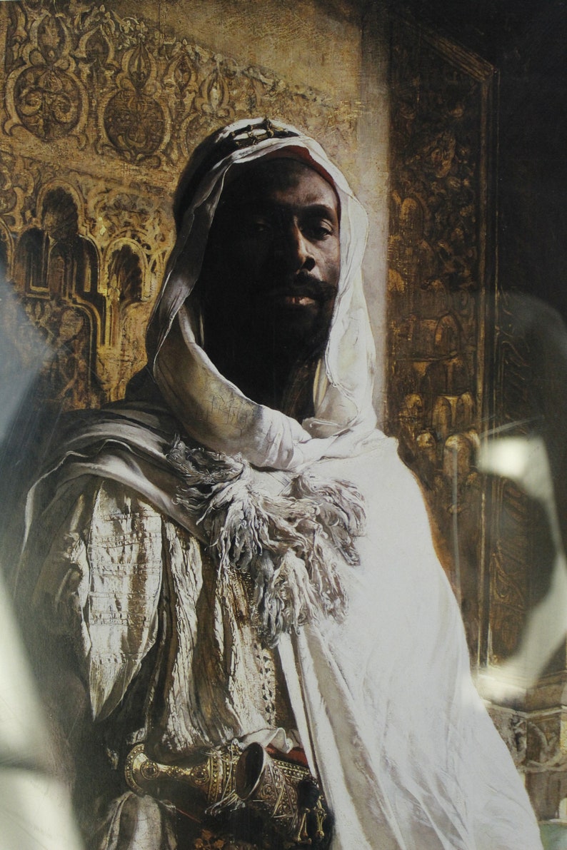 Vintage Moorish Chief Philadelphia Museum of Art Poster in - Etsy