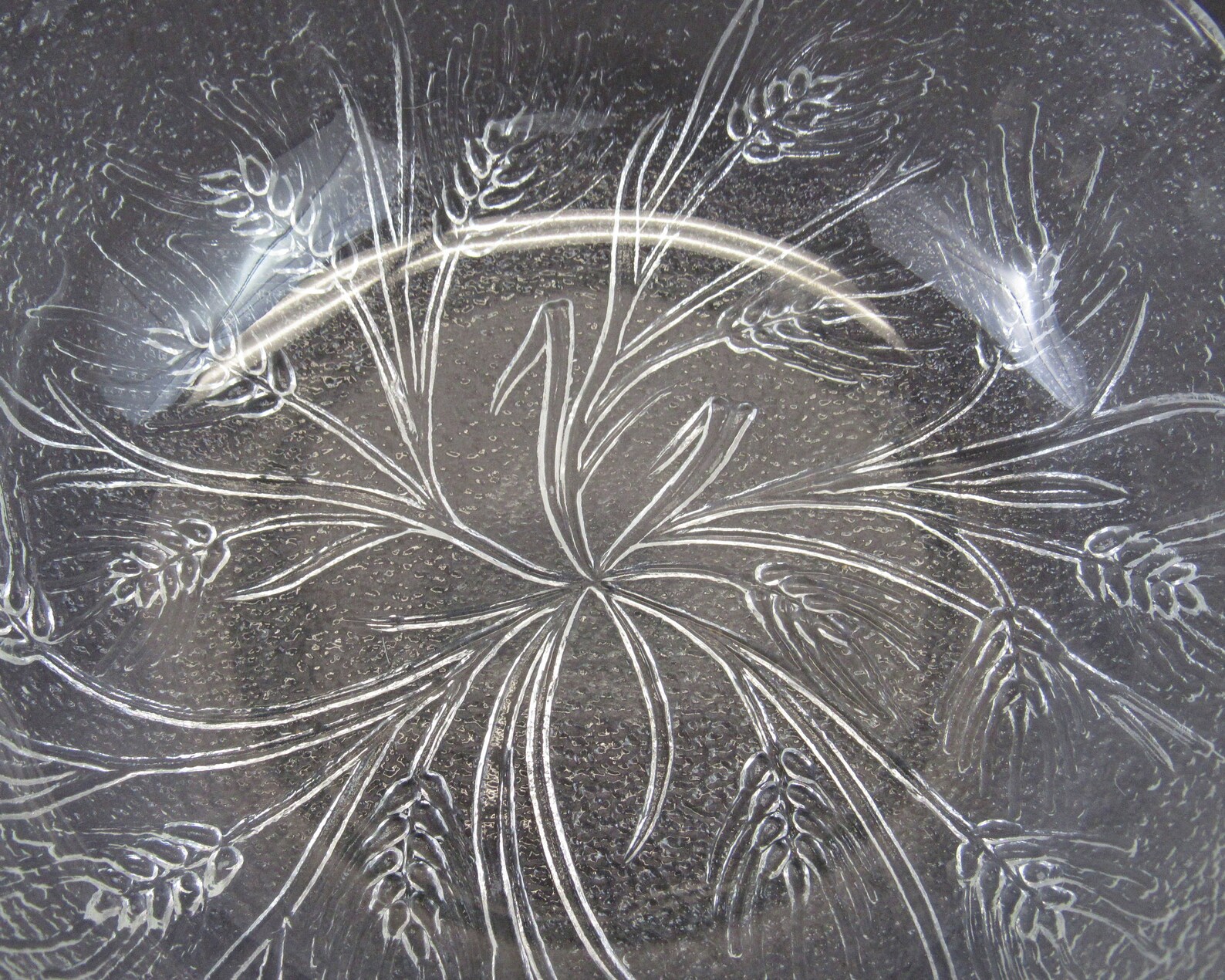 Vintage Clear Pressed Glass Wheat Pattern Nesting Bowls Set | Etsy