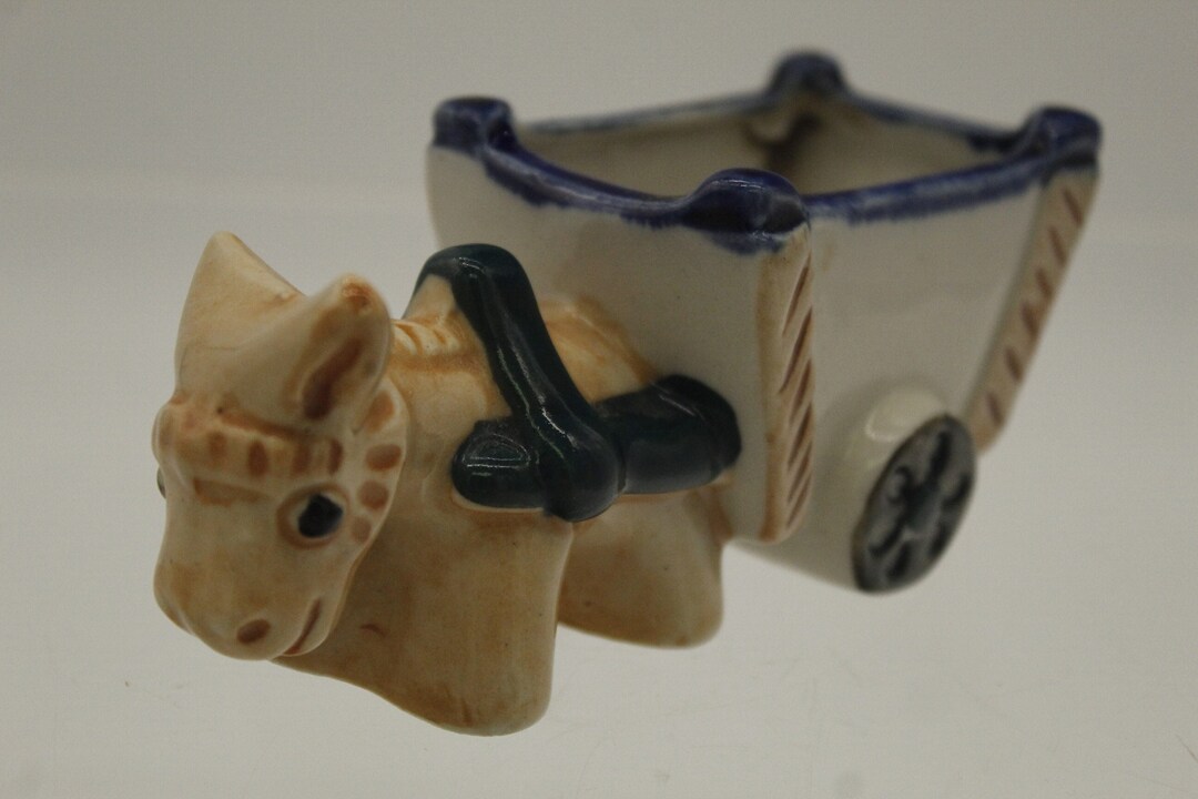 Vintage Donkey With Cart Occupied Japan Ceramic V10233 - Etsy
