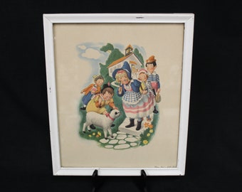 Mary Had A Little Lamb Felt Figures Flannel Board Story Set - Etsy