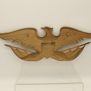 Vintage Sexton Eagle Gold Toned Wall Plaque (V9596) - Etsy