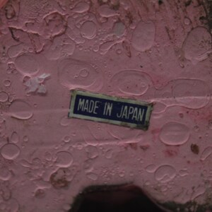 Vintage Mouse Pink Japan Labeled Paper Macie Big Eared 1970's Candle ...