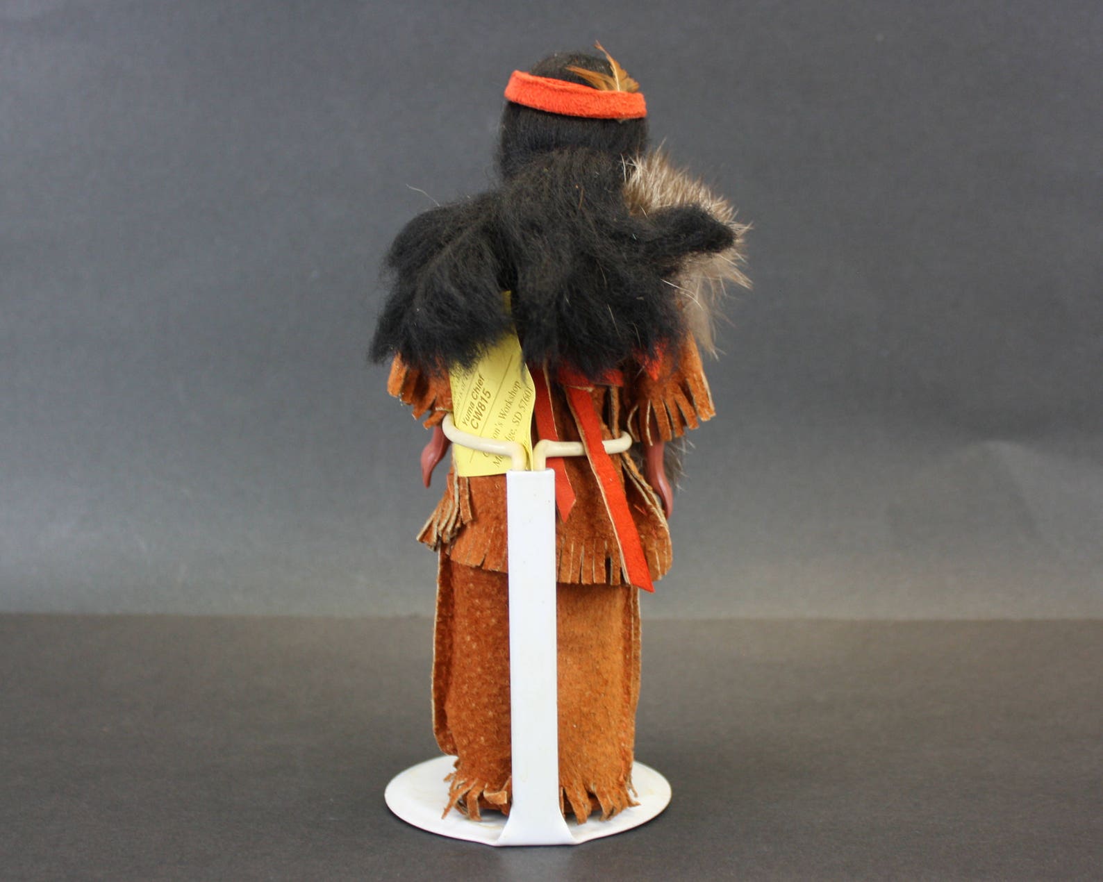 Vintage Yuma Native American Chief With Beaver Pelt (E8560) - Etsy